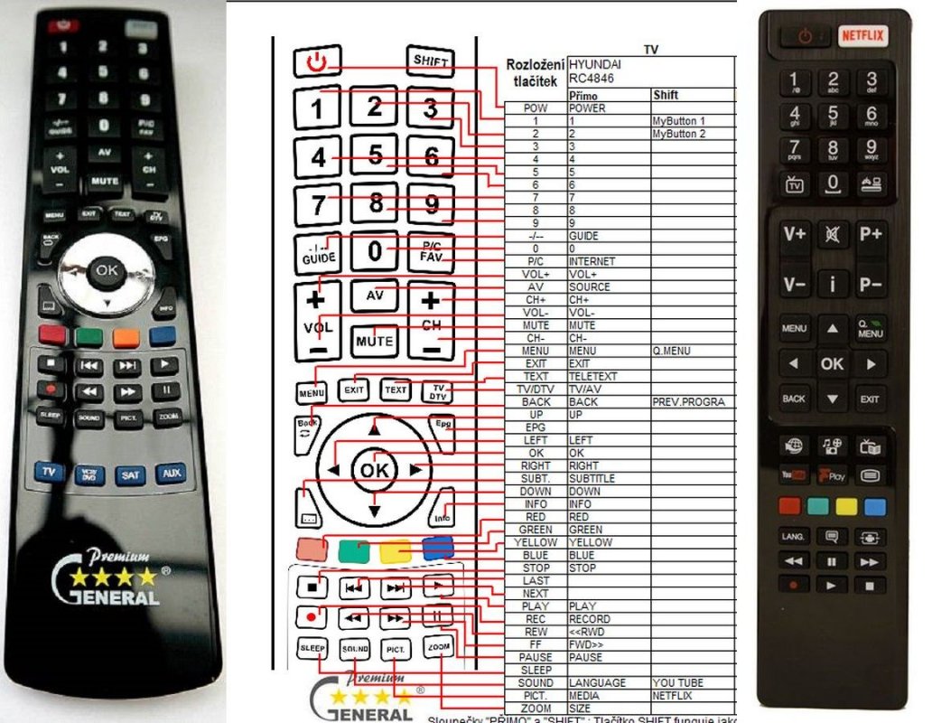 Hitachi RC4848 replacement remote conrol : REMOTE CONTROL WORLD, REMOTE ...