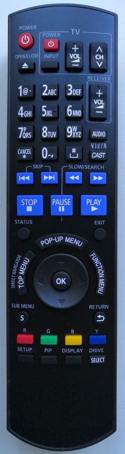PANASONIC N2QAYB000509 - replacement remote control - $13.0 : REMOTE ...