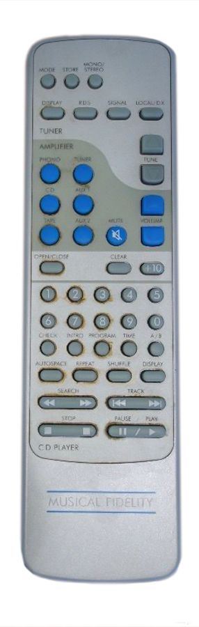 Musical Fidelity A3.2 - remote control duplicate - $17.0 : REMOTE ...