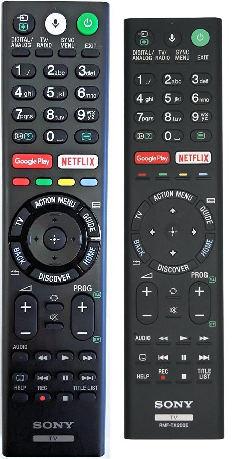 SONY RMF-TX200E - genuine original remote control with voice control ...