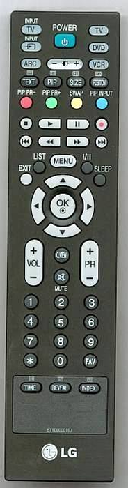 Remote controls for TELEVISION LG : REMOTE CONTROL WORLD, REMOTE ...