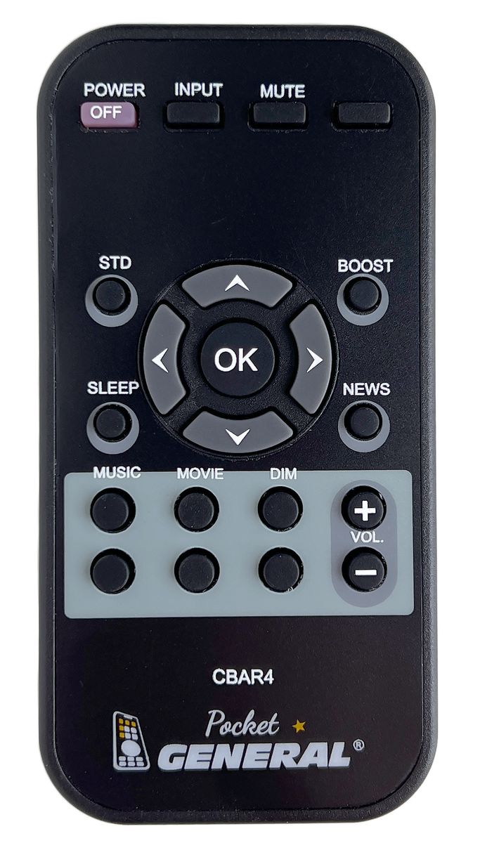 BUSH CBAR4 V1 - remote control duplicate - $15.9 : REMOTE CONTROL WORLD