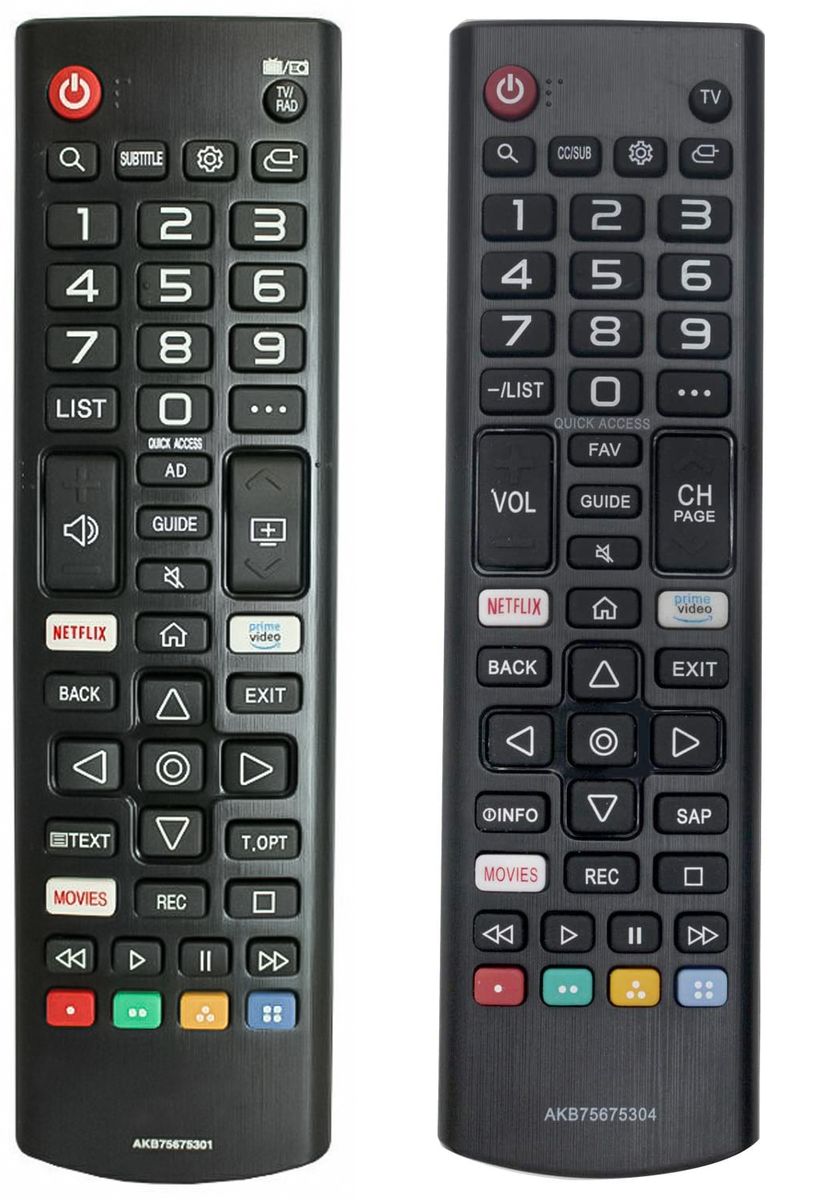 LG AKB75675304 - replacement remote control - $10.9 : REMOTE CONTROL WORLD