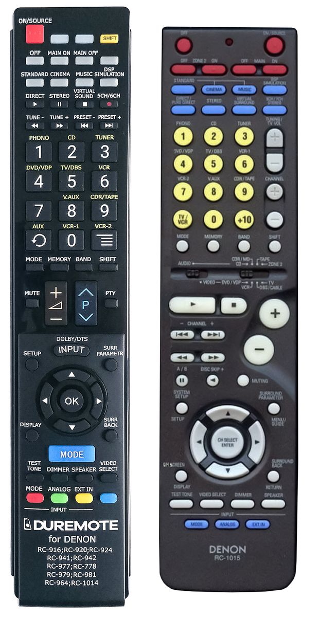 Remote controls AUDIO, CD, AMP DENON : REMOTE CONTROL WORLD, REMOTE ...