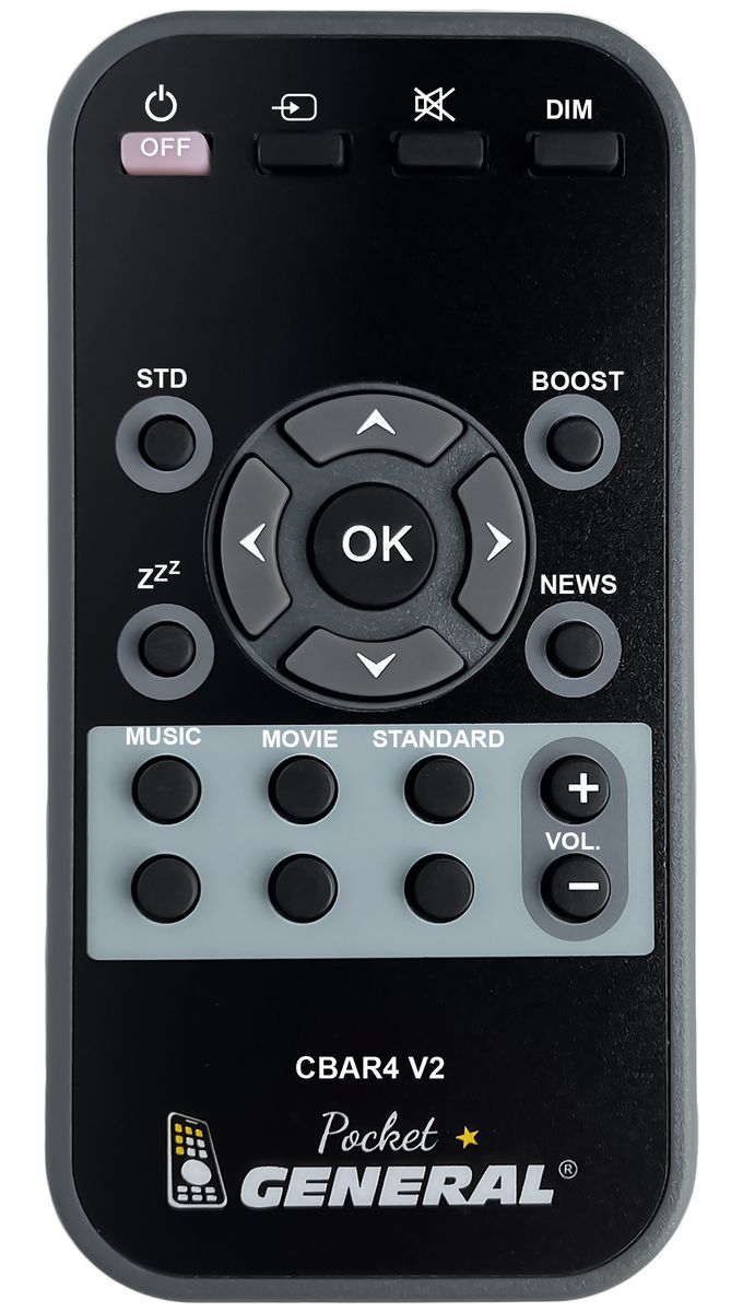 BUSH CBAR4 V2 - remote control duplicate - $16.2 : REMOTE CONTROL WORLD