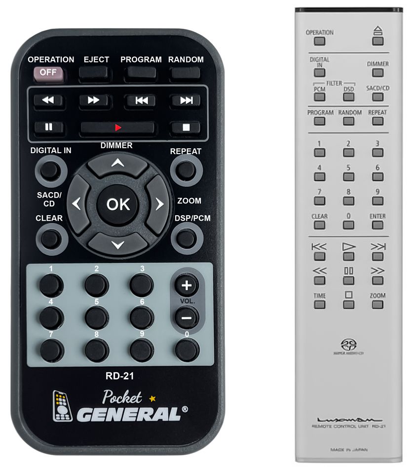 LUXMAN RD-21 - remote control duplicate - $16.4 : REMOTE CONTROL WORLD