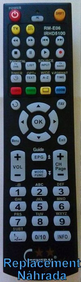 HUMAX RM-E06, RM-E09, RM-F02, RM-F04, RM-G01, RM-G02 - remote control ...