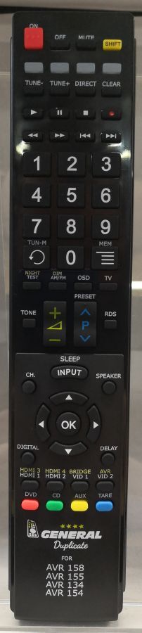 HARMAN KARDON AVR-134, AVR-155, AVR-158, AVR-165, AVR-1650 - remote control, duplicate - $14.3 ...