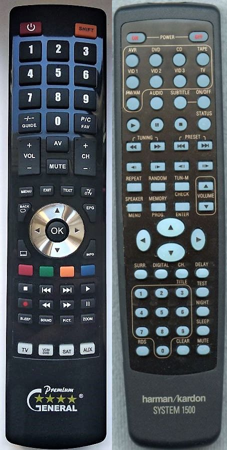 HARMAN KARDON AVR-1500 - replacement remote control - $16.0 : REMOTE CONTROL WORLD